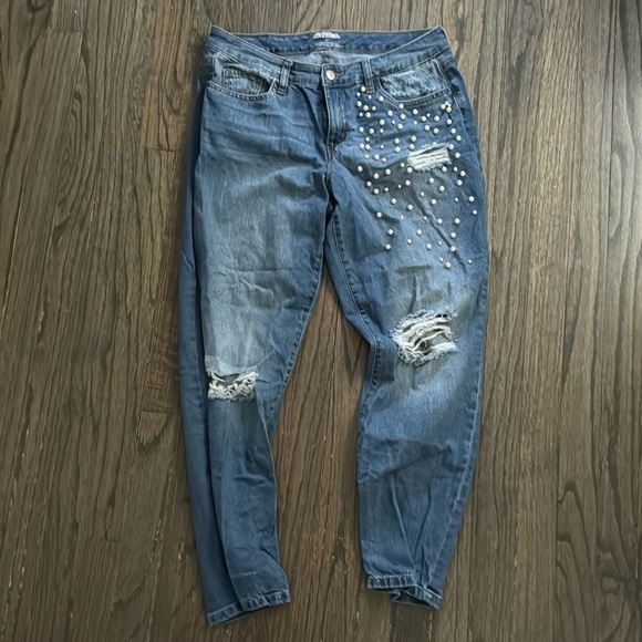 project RUNWAY | Jeans | Distressed Pearl Jeans | Poshmark